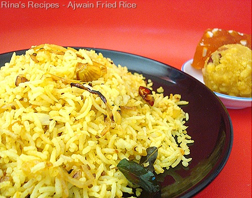 Rina's Recipes: Ajwain Rice/Omam Sadam/Vaamu Annan